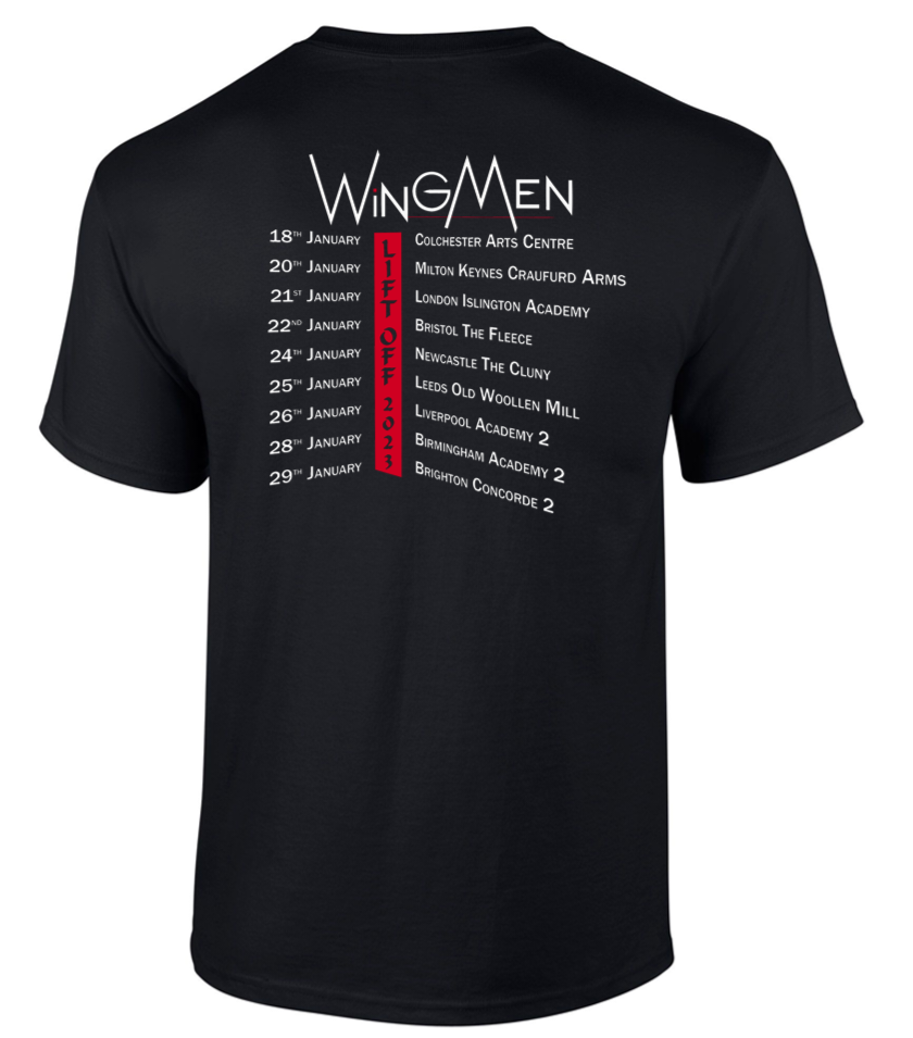 Wingmen 2023 Tour Small Logo T-shirt – Cadiz Merch